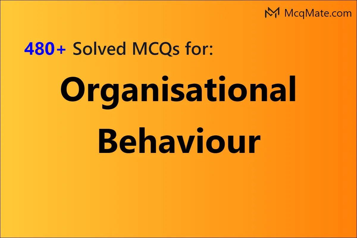 Work Stress Solved MCQs with PDF Download